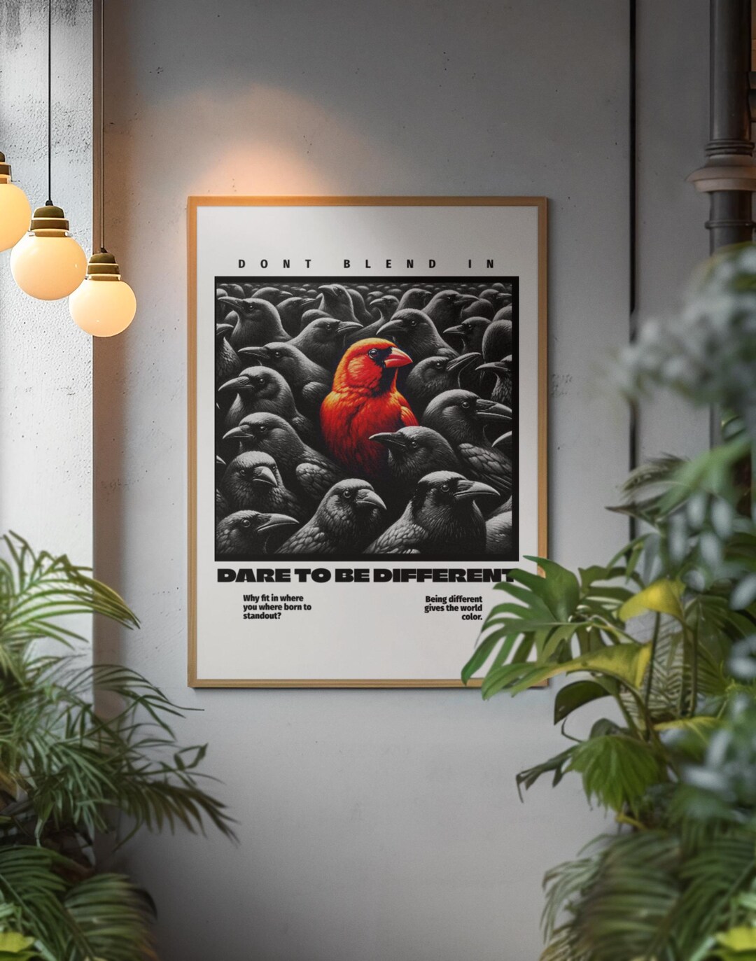 Dare to Be Different Poster, Individuality Poster, Don't Blend In, Dare ...