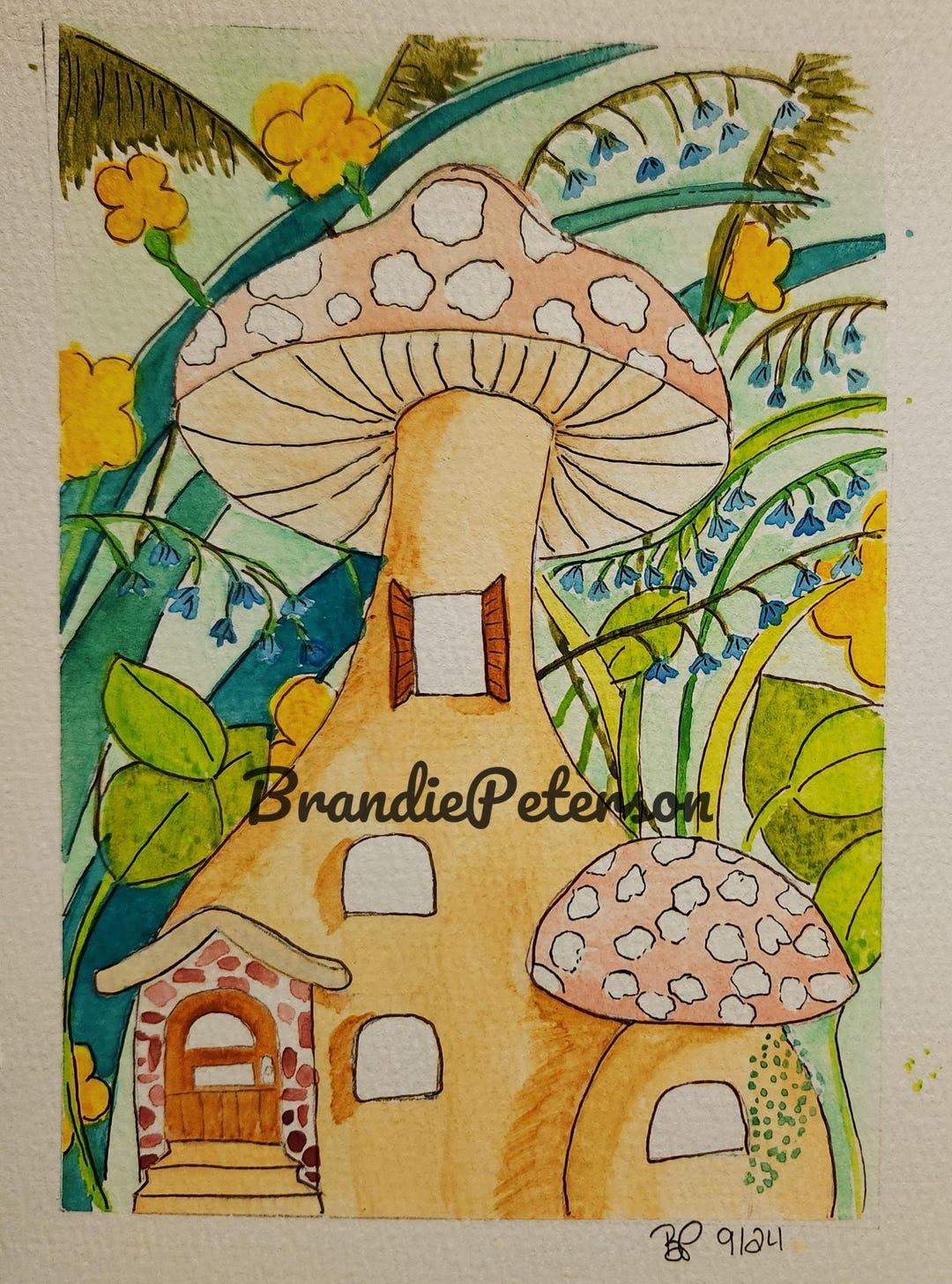 Toadstool Home - Etsy