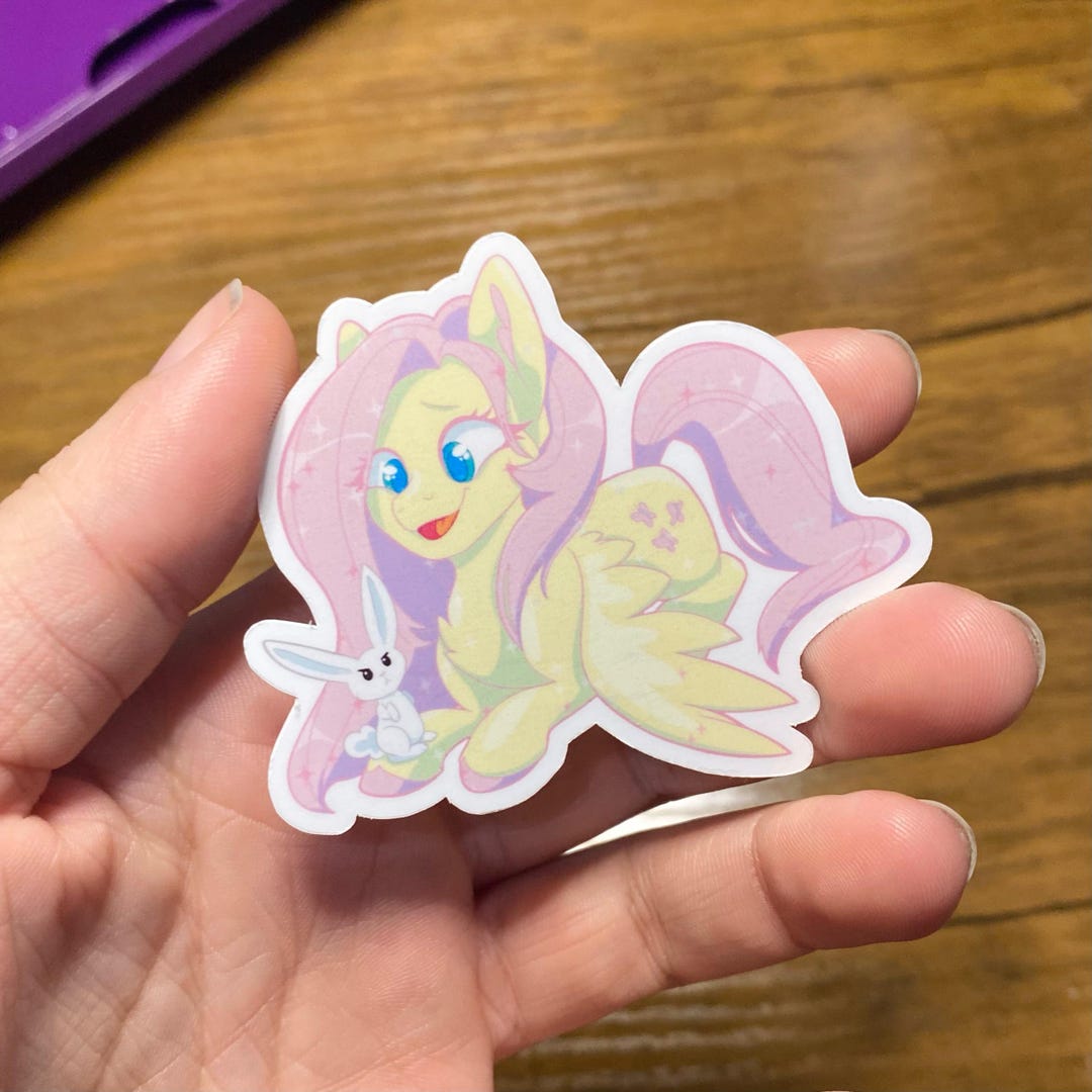 Fluttershy and Angel Sticker My Little Pony: Friendship is Magic - Etsy