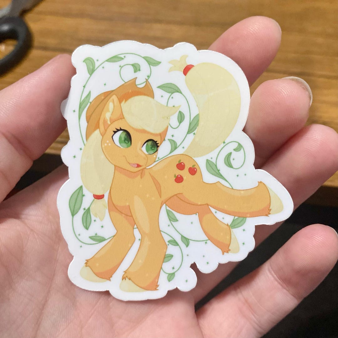Applejack Bucking Sticker My Little Pony: Friendship is Magic - Etsy