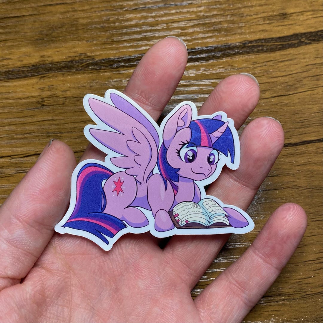 Twilight Sparkle Book My Little Pony Sticker - Etsy