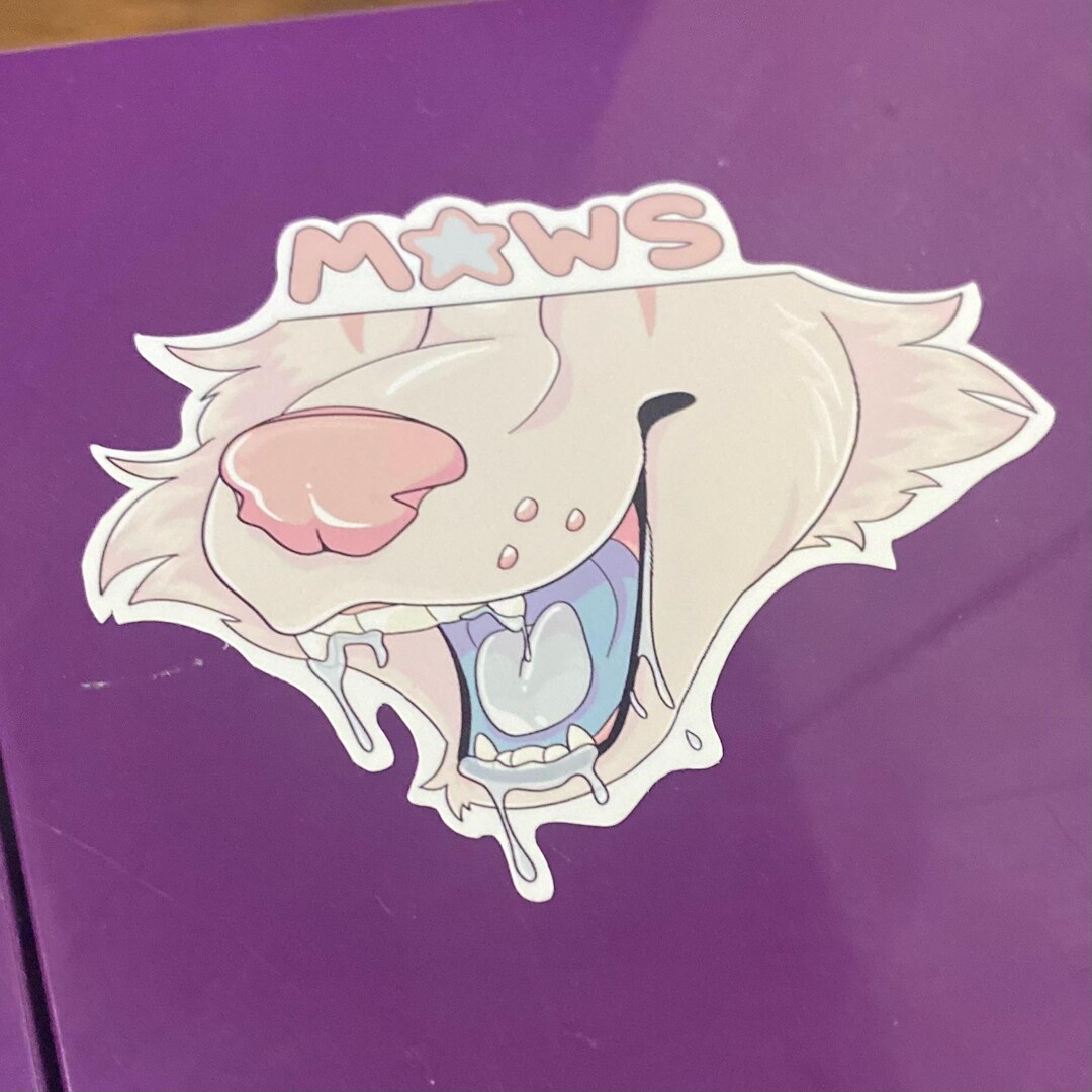 Maw Furry Stickers - Etsy