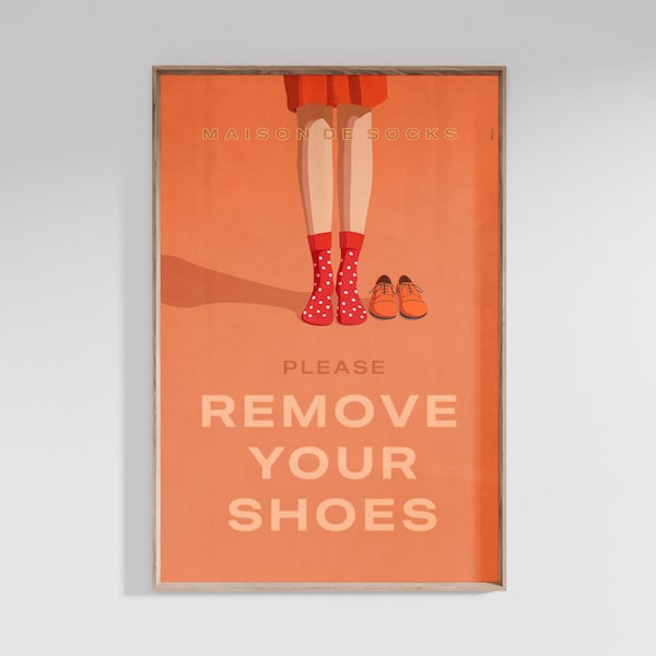 Buy Please Remove Your Shoes Wall Sign Online In India - Etsy India