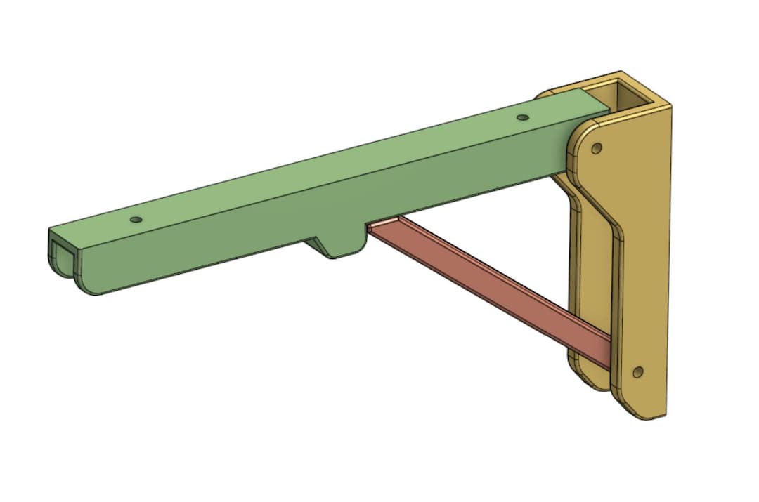 3D Printed Folding Bracket L DIGITAL ONLY L Designed for Standard ...
