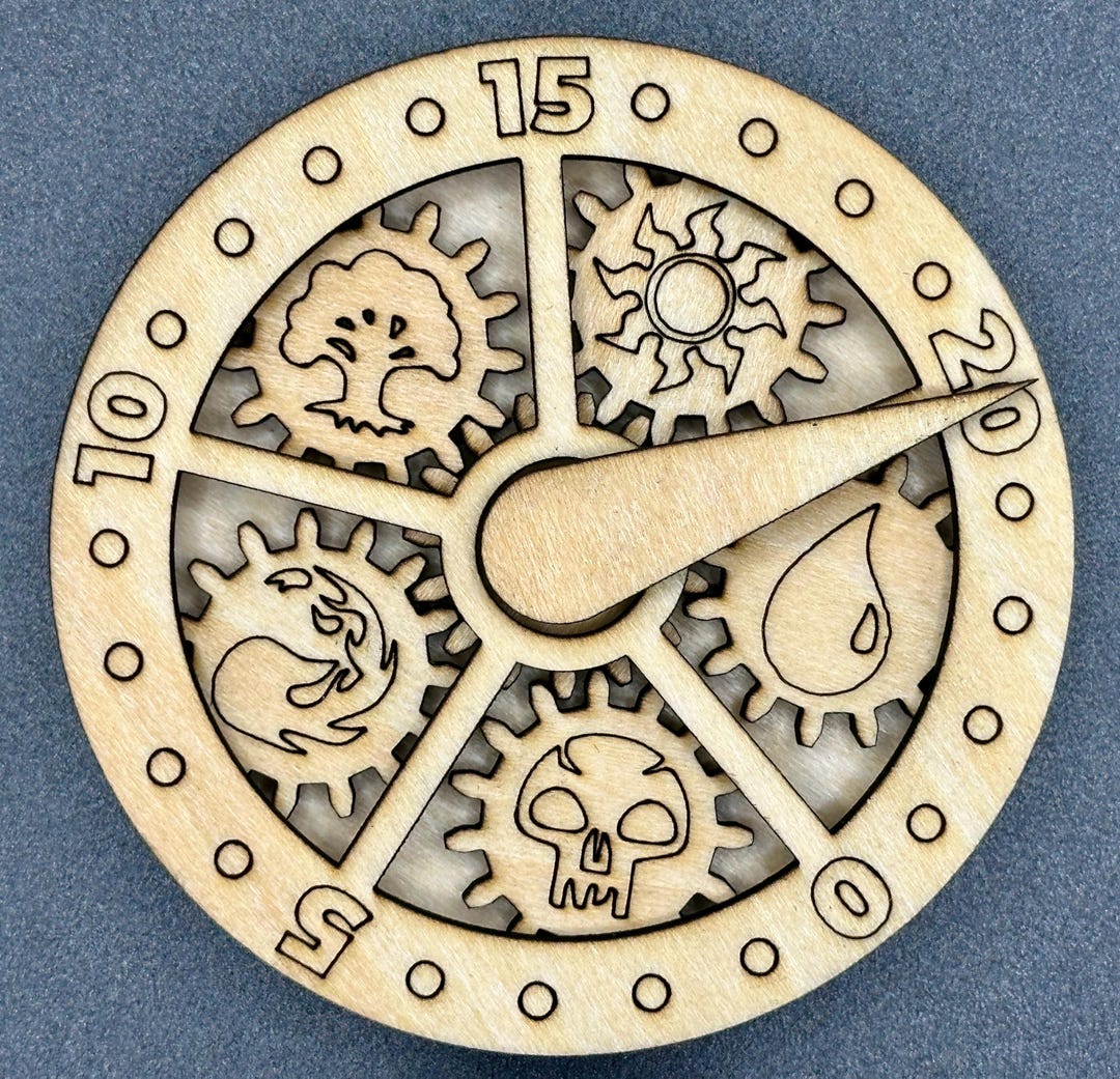 MTG Magic the Gathering Life Counter 20 Spinner Dial SVG File ONLY - Etsy