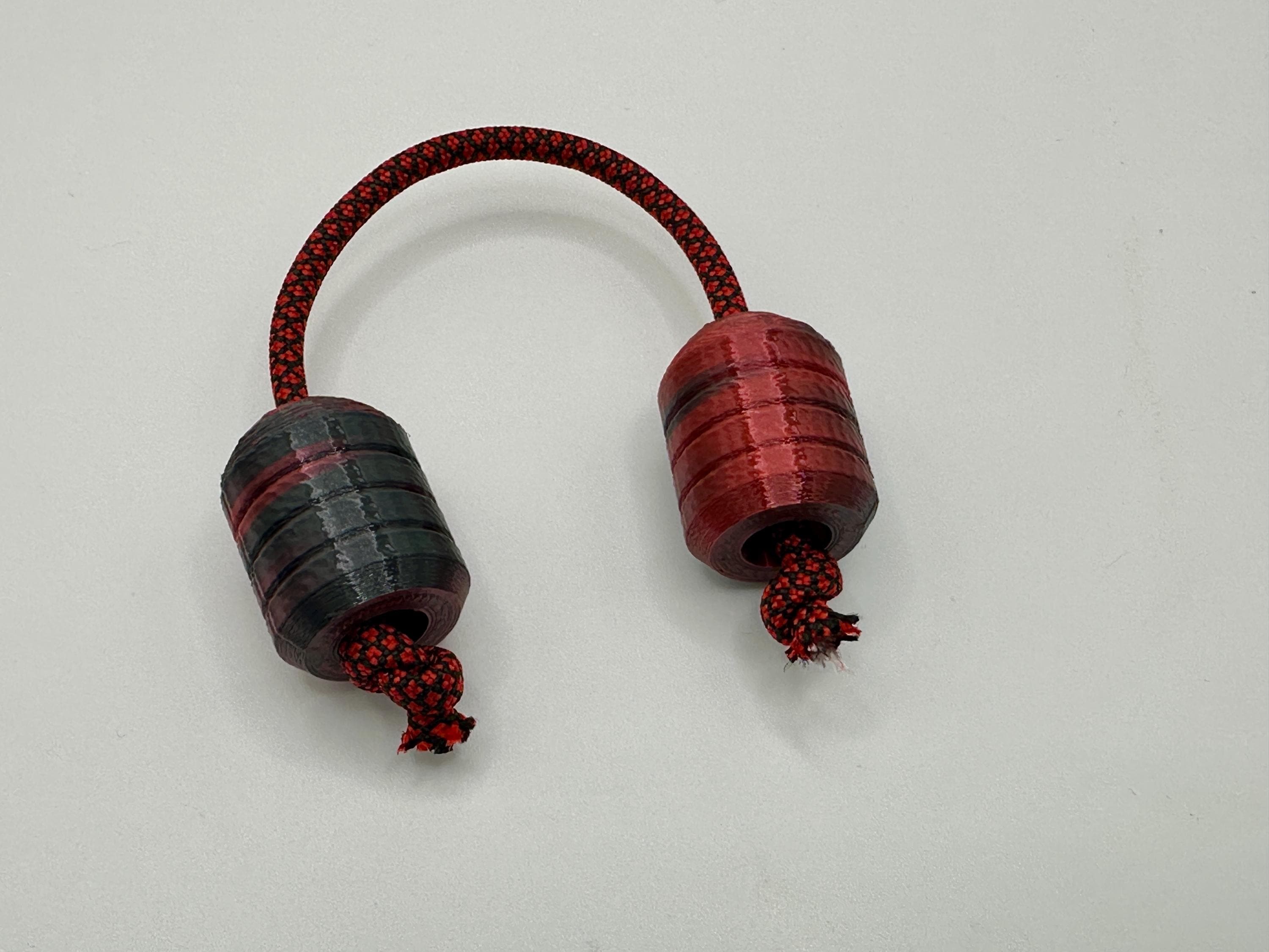 3D Printed Begleri With Paracord - Custom Handmade to Order Fidget or ...