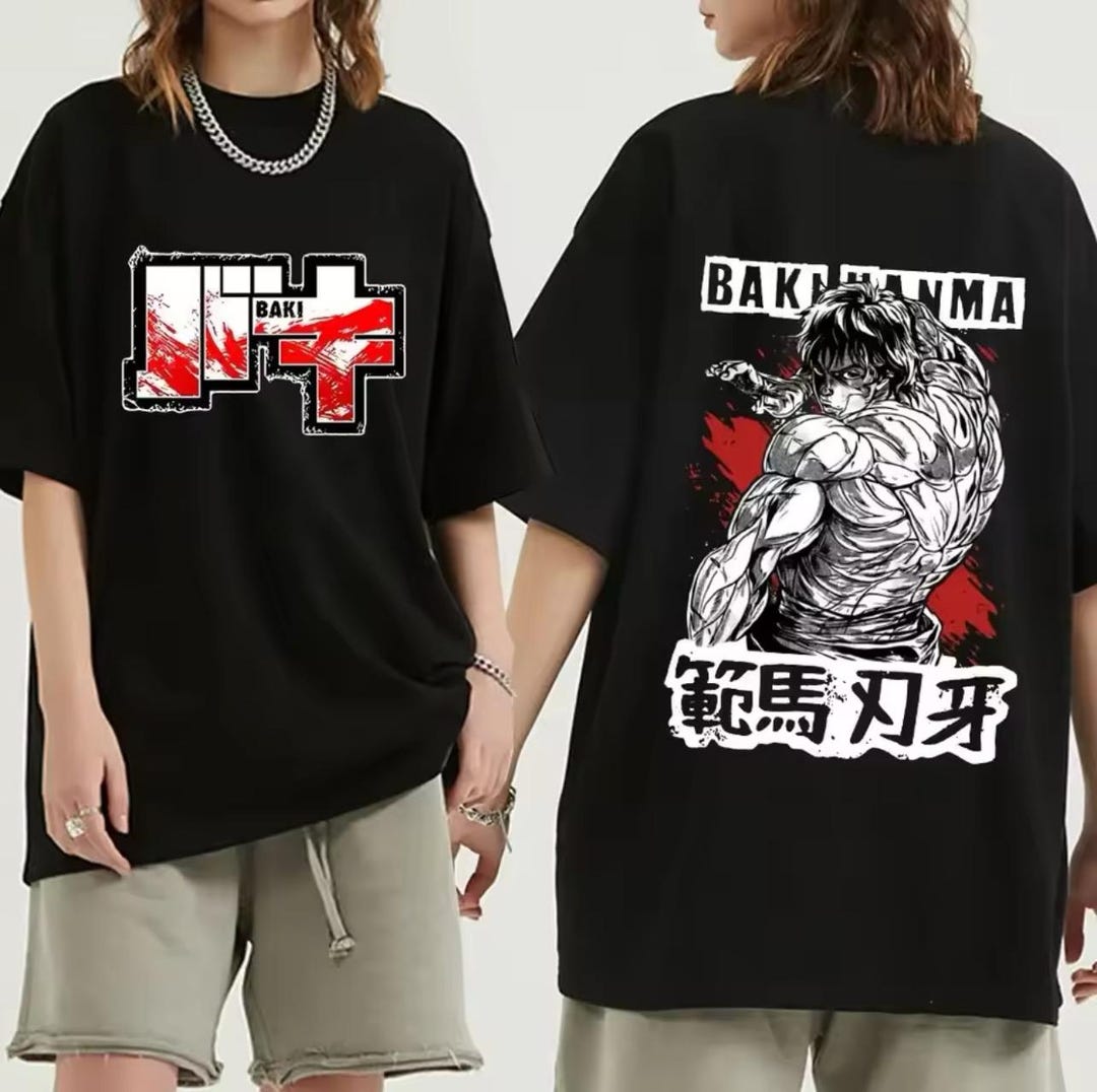 Baki Oversized T-shirt Baki Hanma Shirt Yujiro Hanma Shirt Doppo Orochi ...