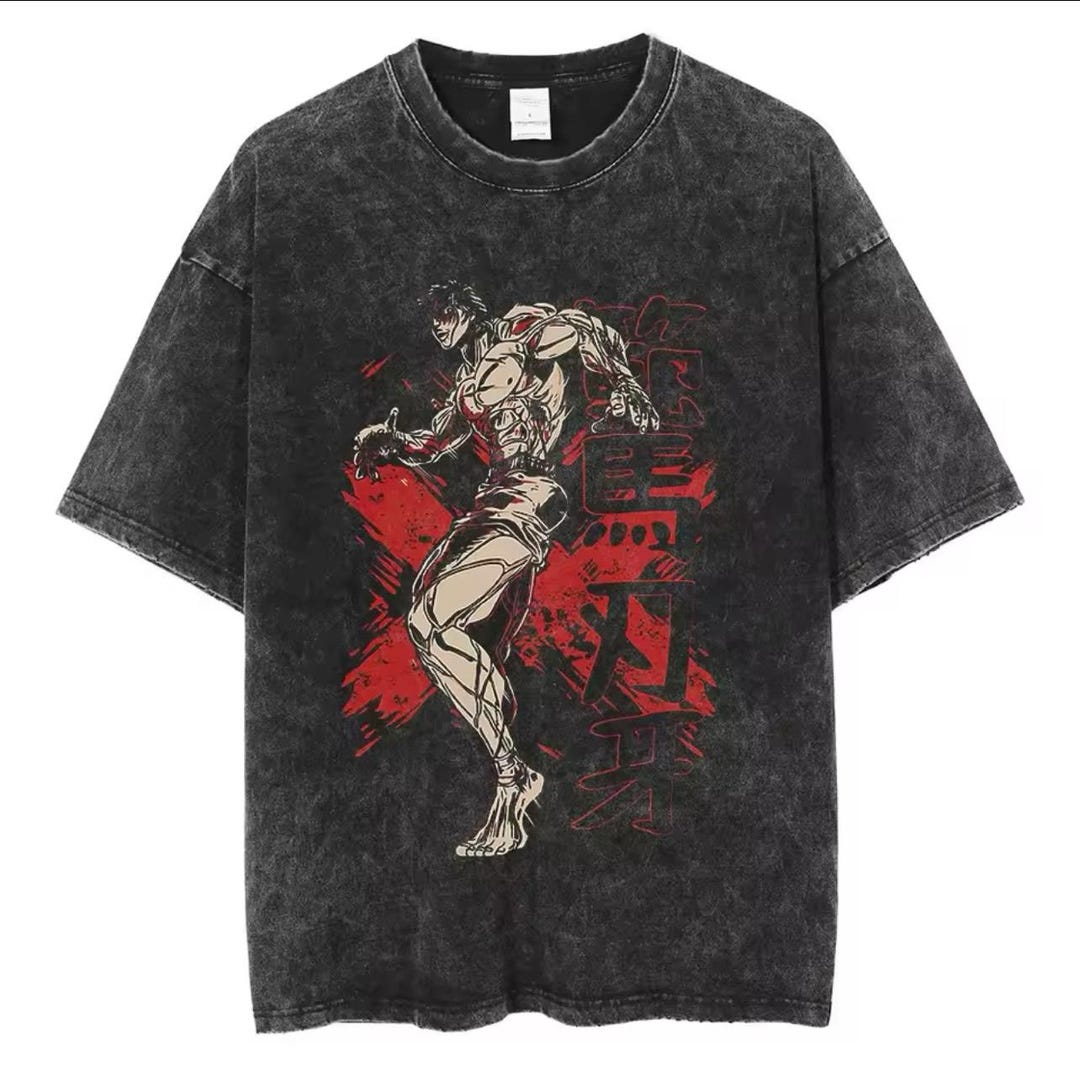 Baki Oversized T-shirt Baki Hanma Shirt Yujiro Hanma Shirt Doppo Orochi ...