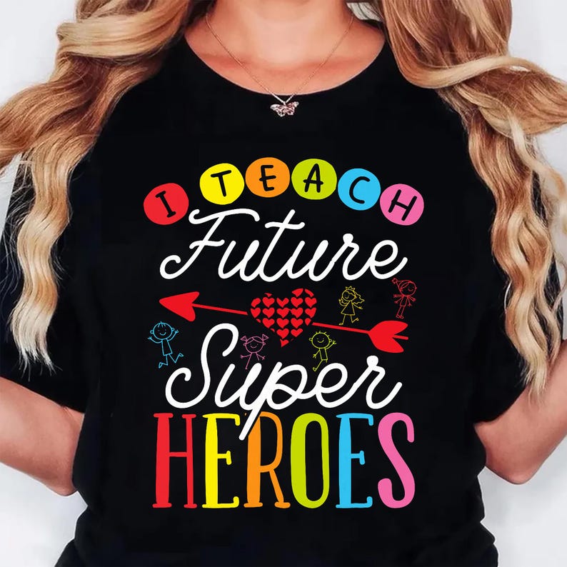 Teacher Superhero PNG Bundle | I Teach Superheroes Clipart | Cute ...