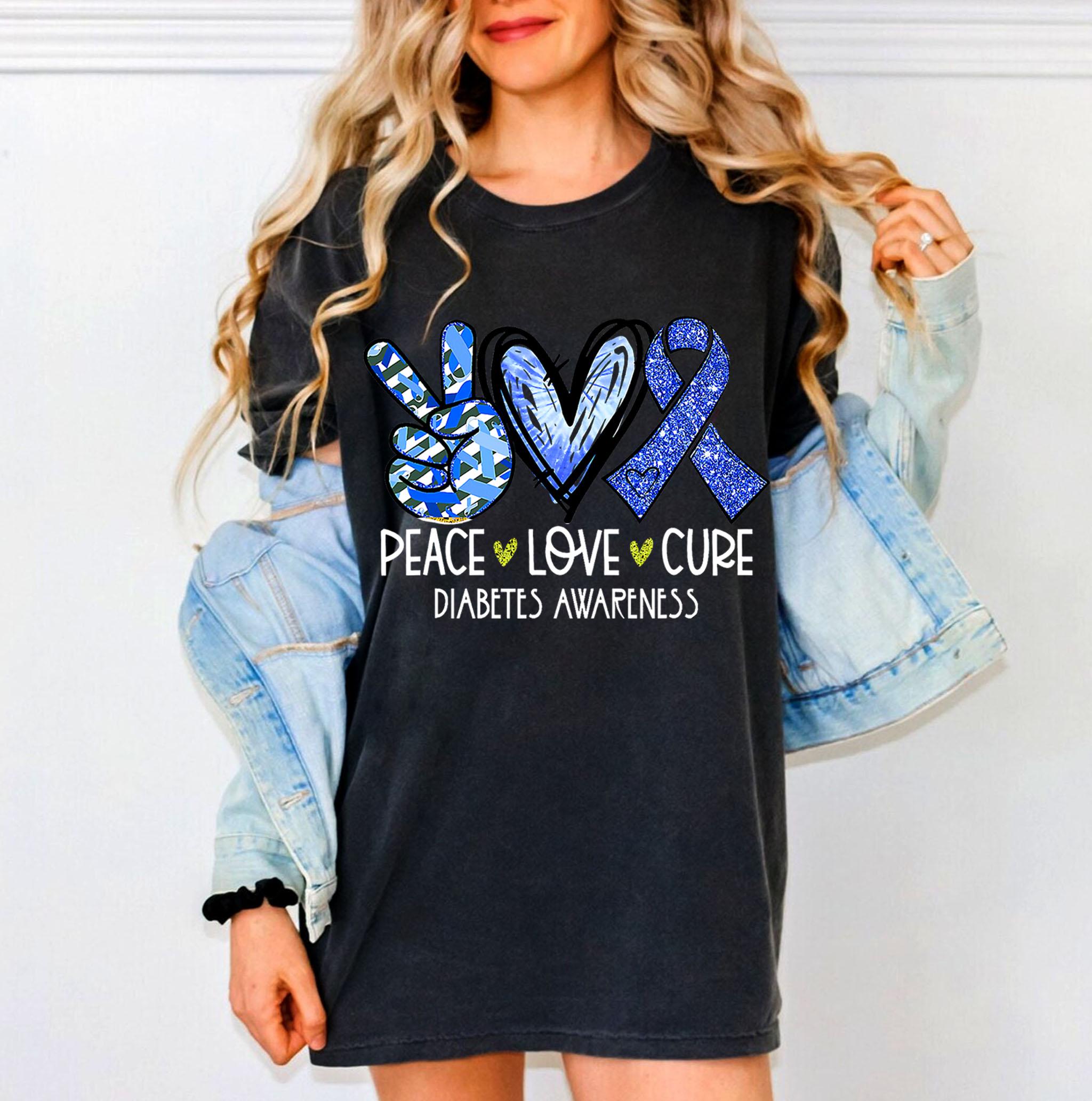 Diabetes Awareness Bundle Png, Blue Ribbon Png, Diabetes Warior ...