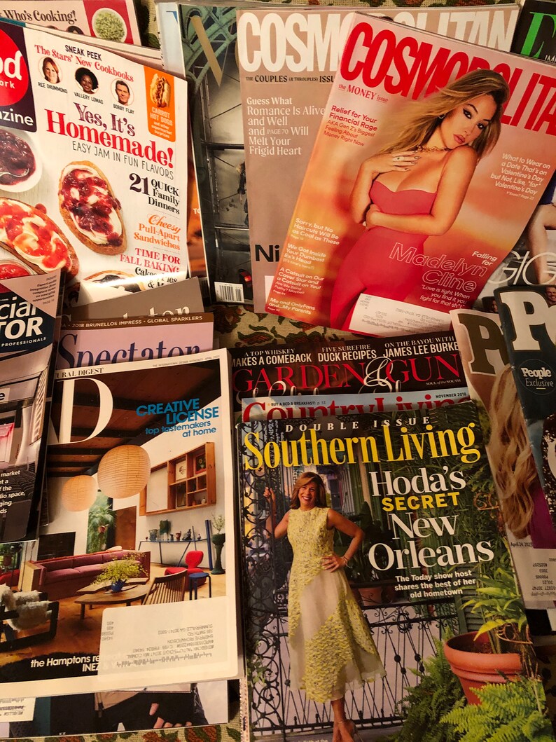 Magazines for Crafts Lot of 36 - Junk Journal, Mixed Media, Collage ...