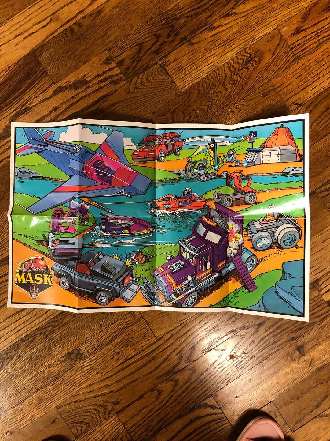M.A.S.K. Kenner Booklet Fold Out Poster 1985 Original Vintage - Etsy