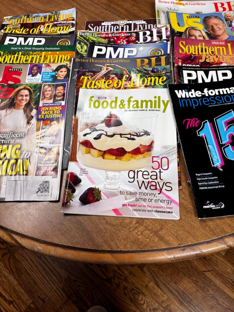 Magazines for Crafts Lot of 36 - Junk Journal, Mixed Media, Collage ...