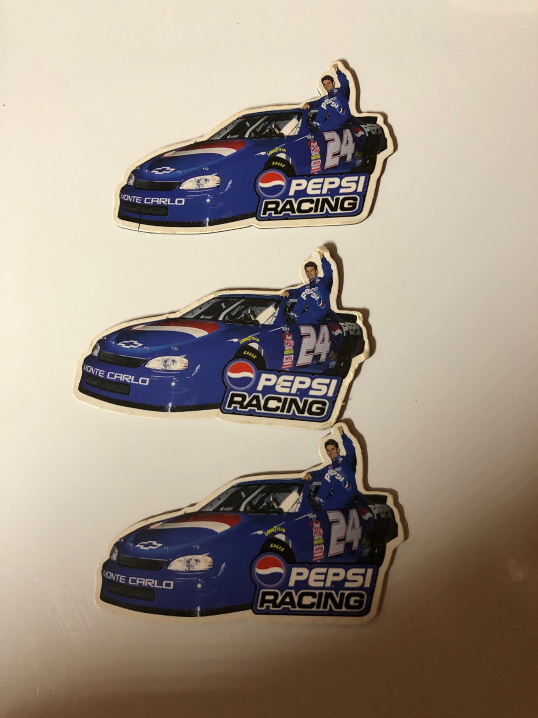 Set of 3 Pepsi Racing Jeff Gordon Car Magnets - Etsy