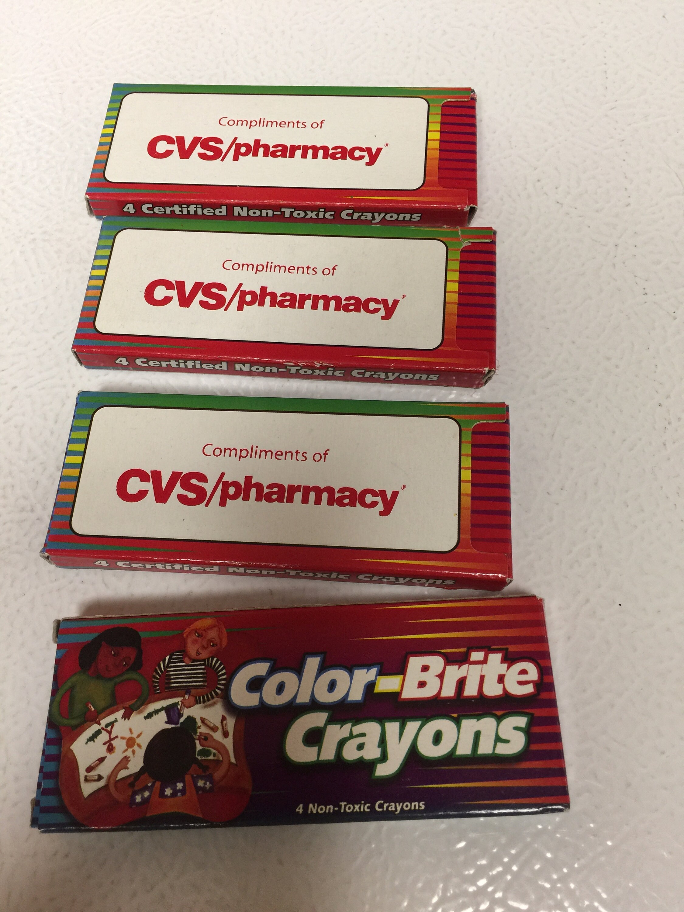 4 Boxes Color-brite Crayons Cvs/pharmacy Promo Item - Etsy Israel