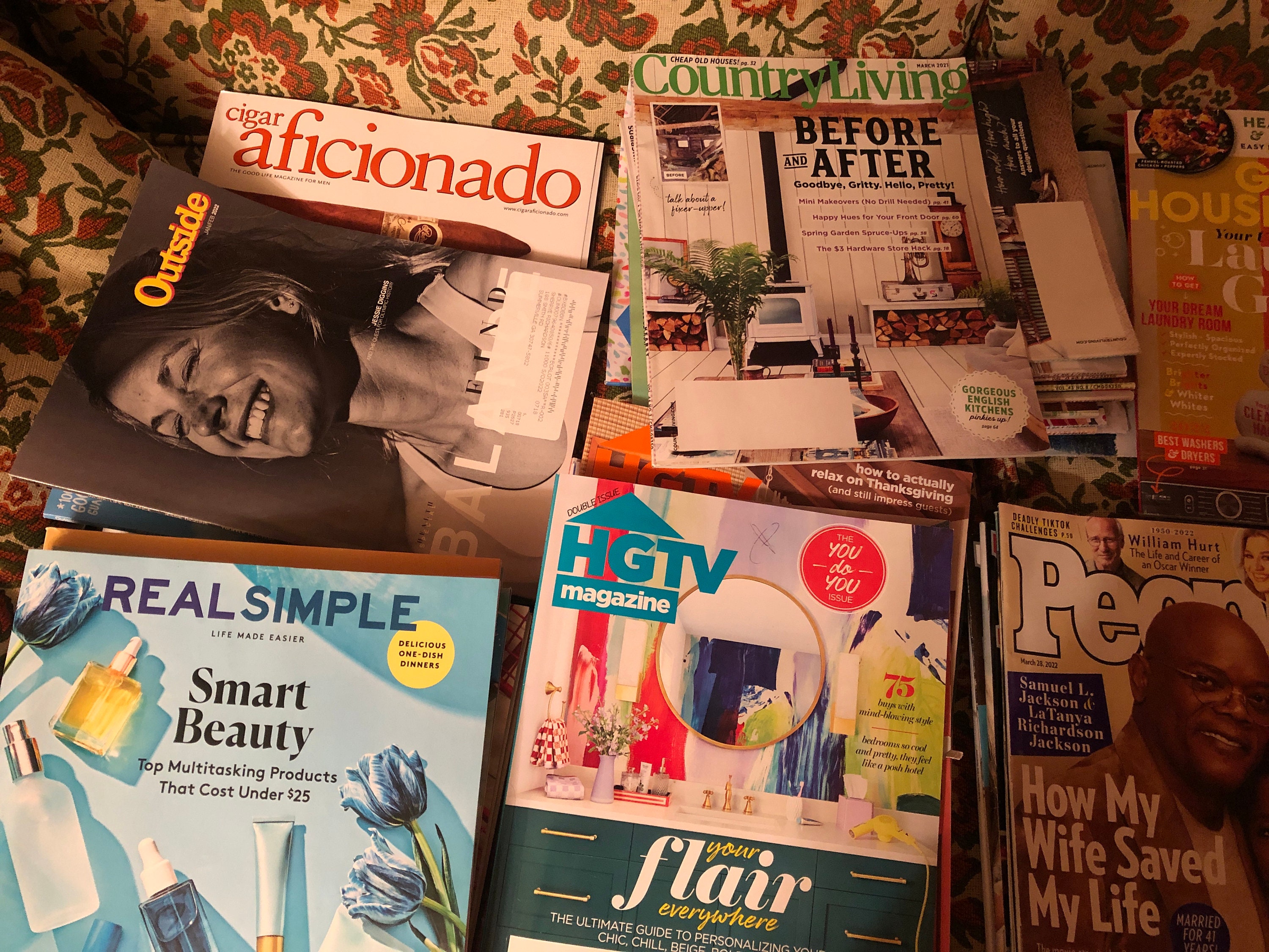 Cutting Pictures From Magazines