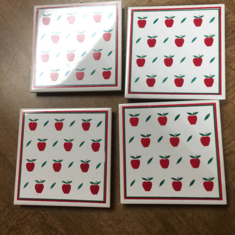 Apple Ceramic Tiles - Etsy