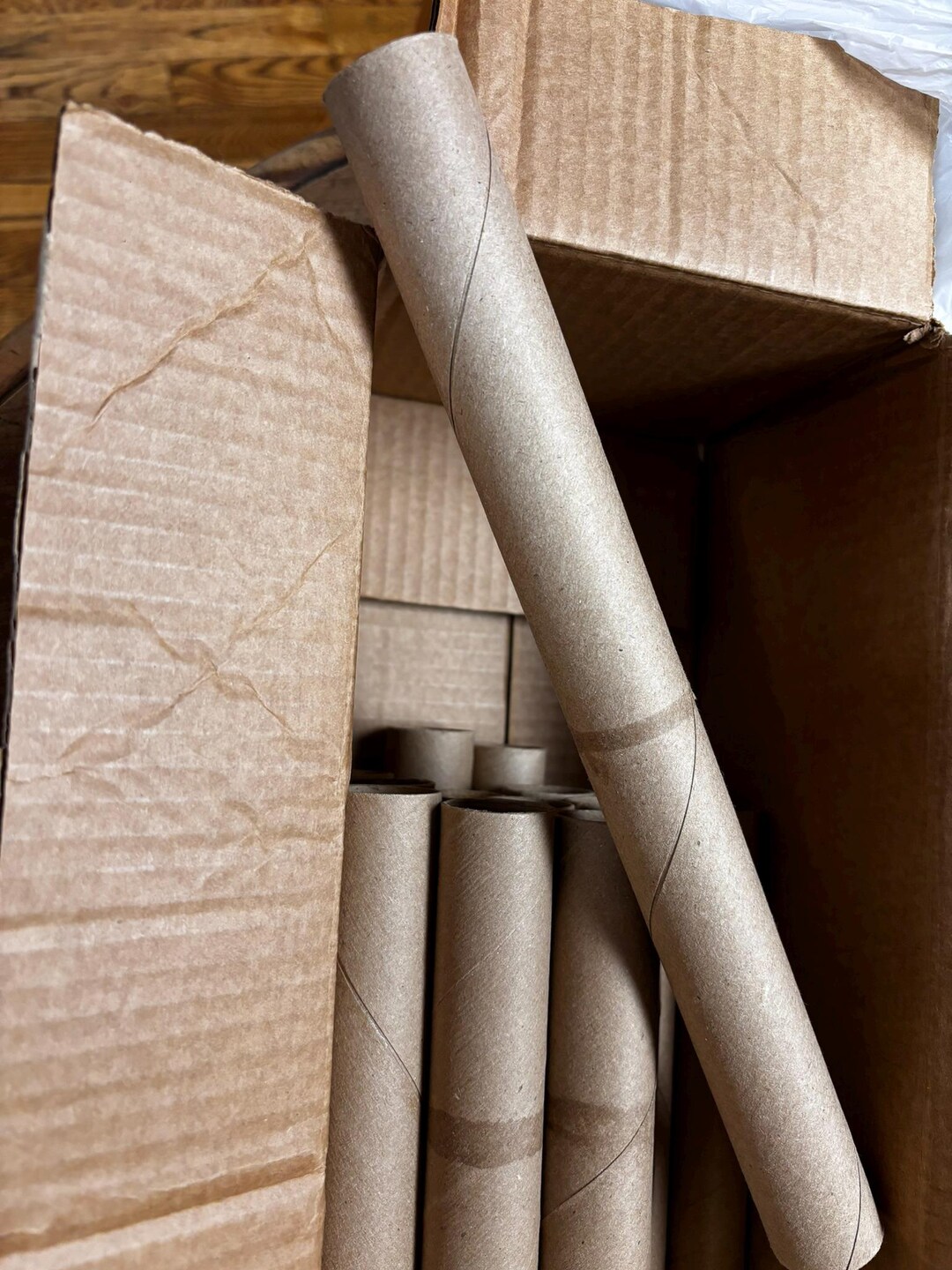 16 Recycled 12" Paper Cardboard TUBES ROLLS Clean-arts Crafts ...