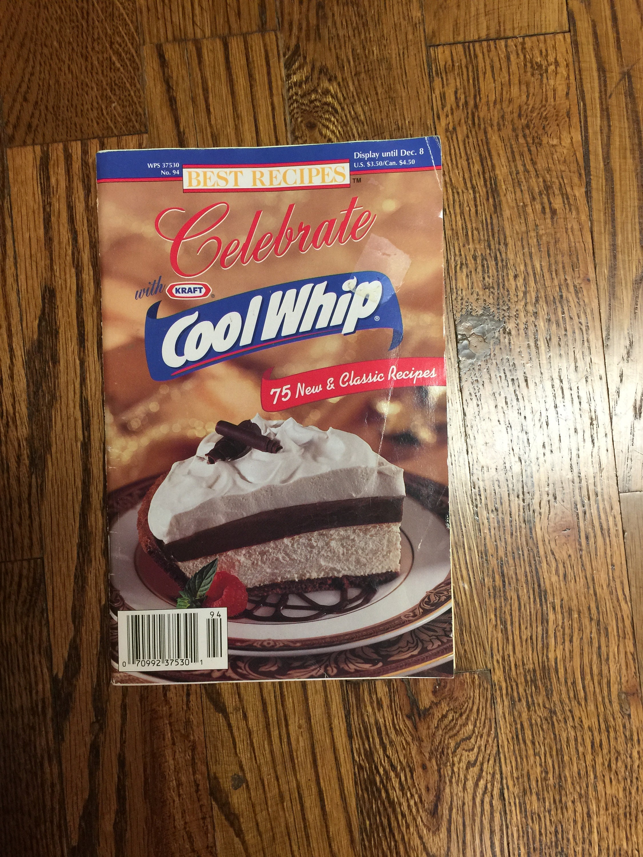Celebrate With Kraft Cool Whip Cookbook Recipes Paperback 1998 - Etsy