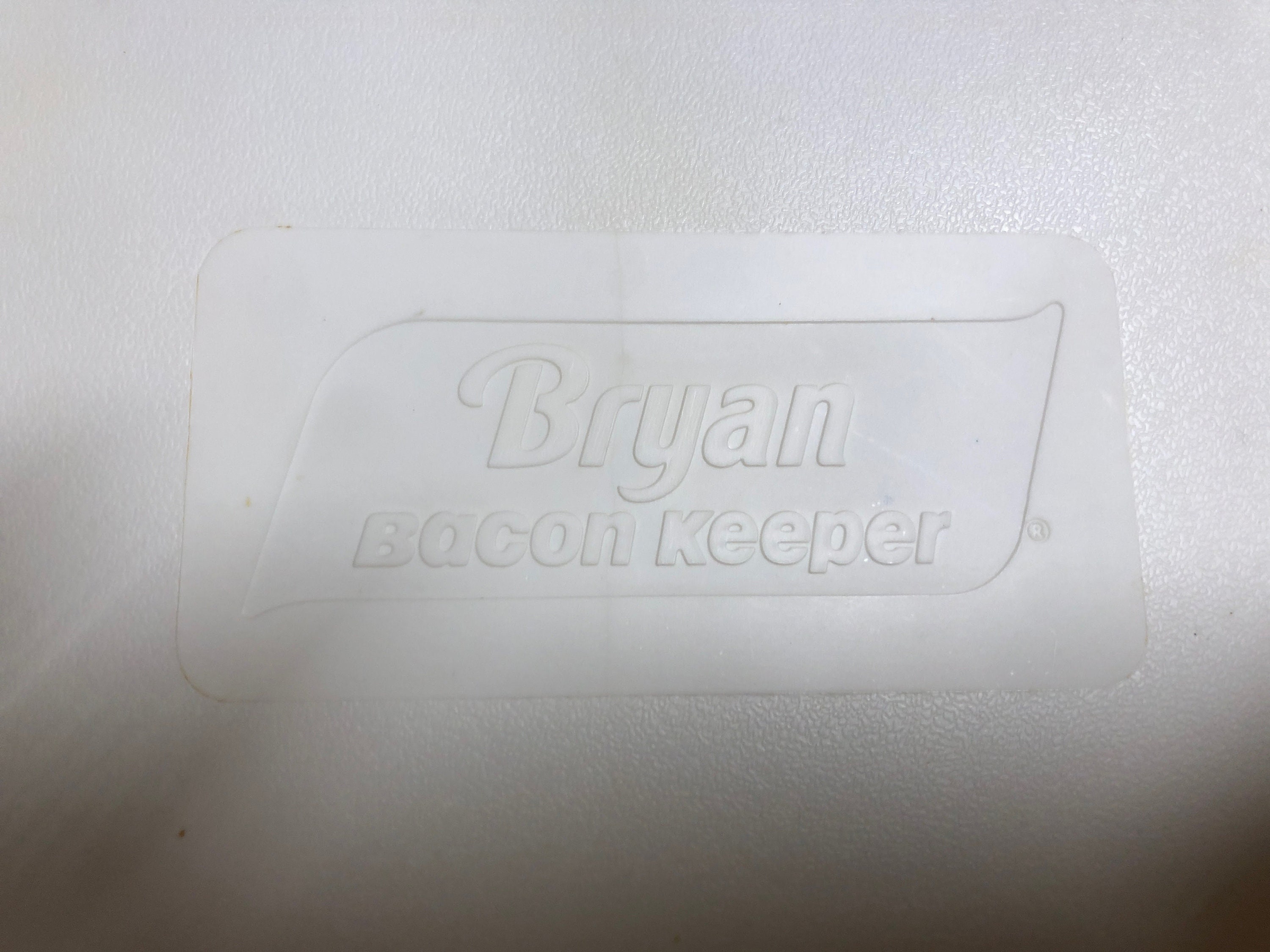 Vintage Set of 2 Bryan Bacon Keeper Containers - Etsy