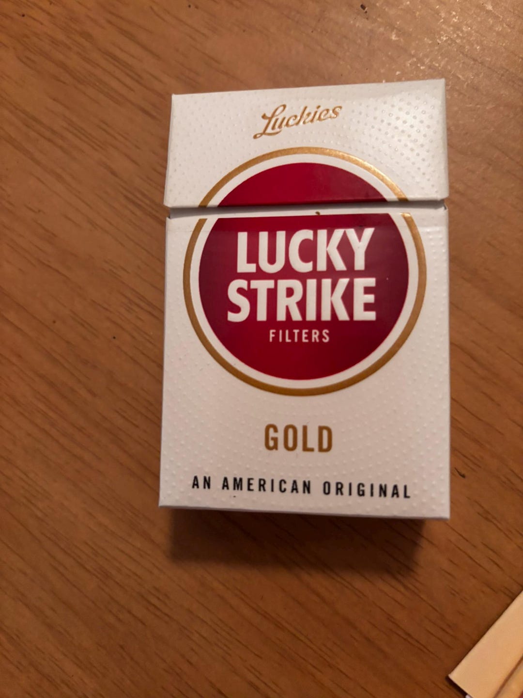 One (1) Empty Lucky Strike Cigarette Pack for the Cigarette Collector ...