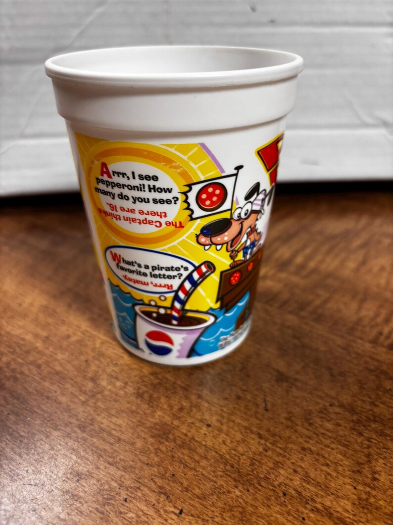 Vintage 2002 Pizza Hutpepsi Pizza Pirates Jokes Vintage Kids Plastic ...