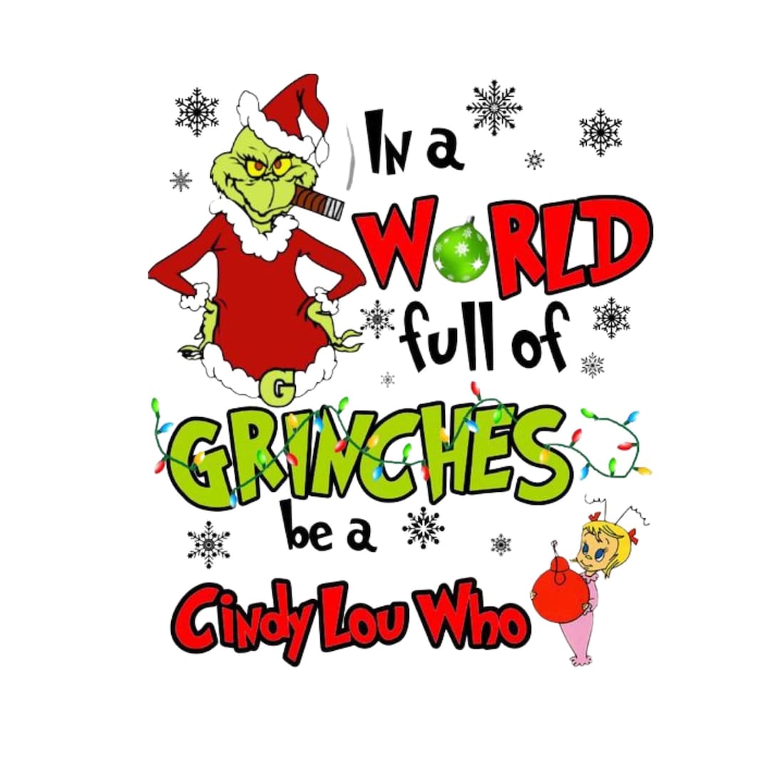 Cindy Lou, Retro Green Christmas SVG, Merry Grinchmas SVG , Christmas ...