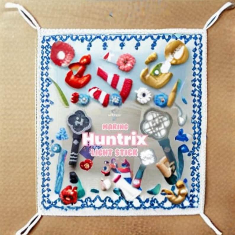 Huntrix Light Stick 3D Model | Kpop Demon Hunters PNG SVG (digital ...