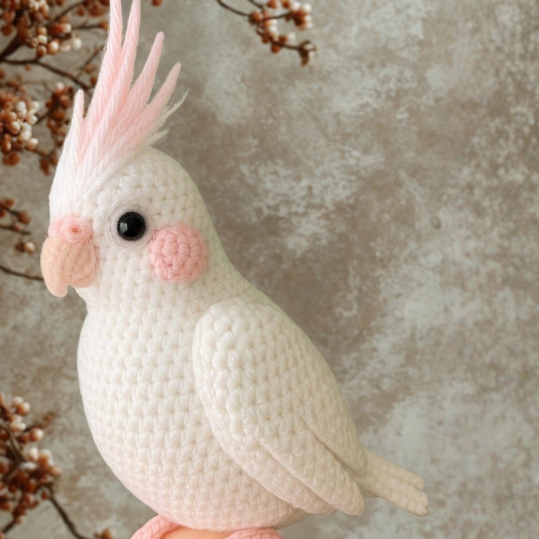Love Bird Cockatiels Realastic Crochet Amigurumi Pattern PDF Step by ...