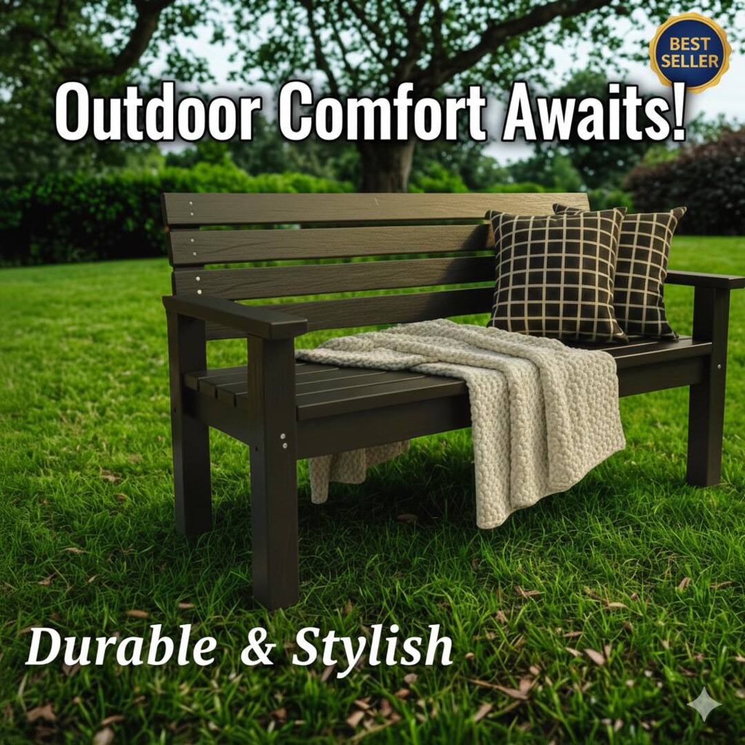 DIY Outdoor Bench Plans,2x4 Wood Bench With Backrest Build Plan,modern Wooden Bench With Back ...