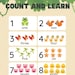 Count and Learn 1-10 Poster, Educational, Numbers for Kids, Learning ...