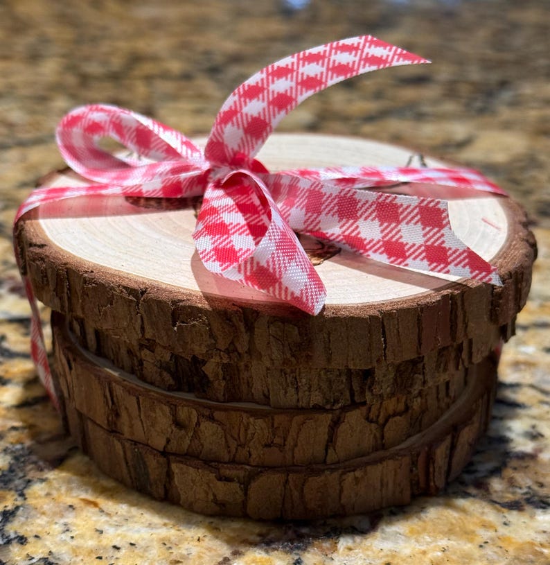 Handmade Western Wood Burned Coaster Set - Etsy