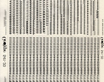 Rub on Numbers | Etsy