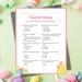 Easter Trivia Game for Kids – Editable Canva Template | Printable ...