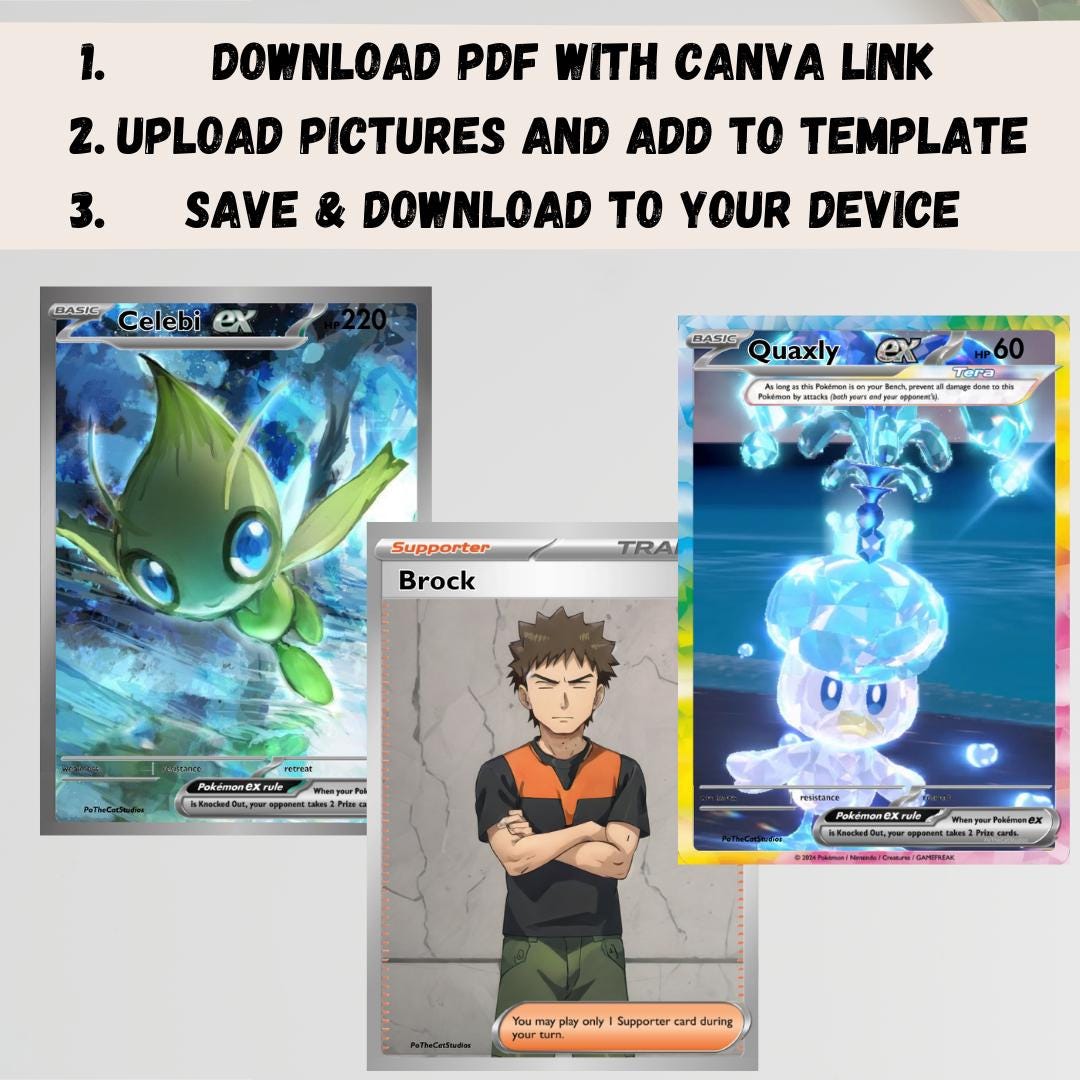 Scarlet/violet EX, Trainer, TERA Stellar Full-art Custom Pokemon Card ...