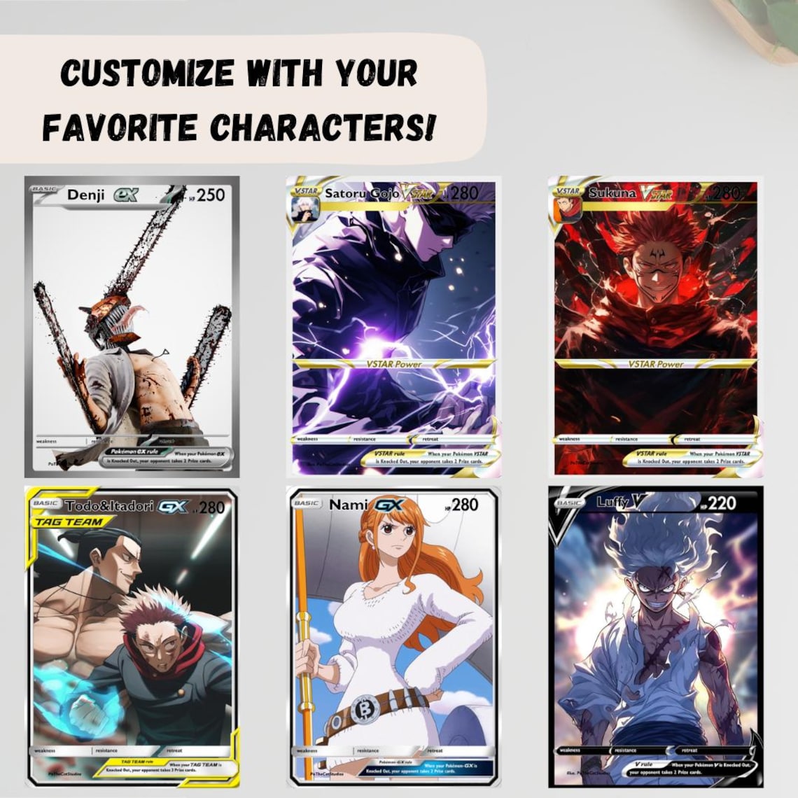 Custom Pokemon Card Templates Bundle | EX, Trainer, GX, Tag-team, V ...