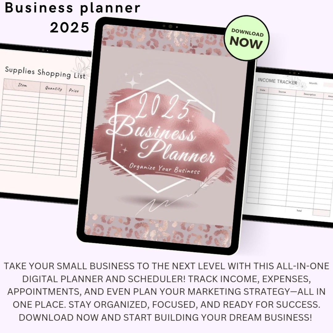 Digital Business Planner|all-in-one Organizer for Entrepreneurs|goal ...