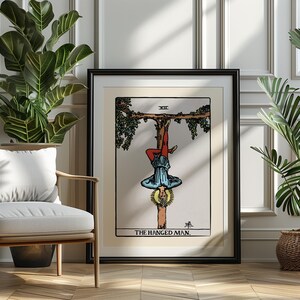 The Fool Tarot Card Whimsigoth Decor Wall Art - Oracle Card Painting ...