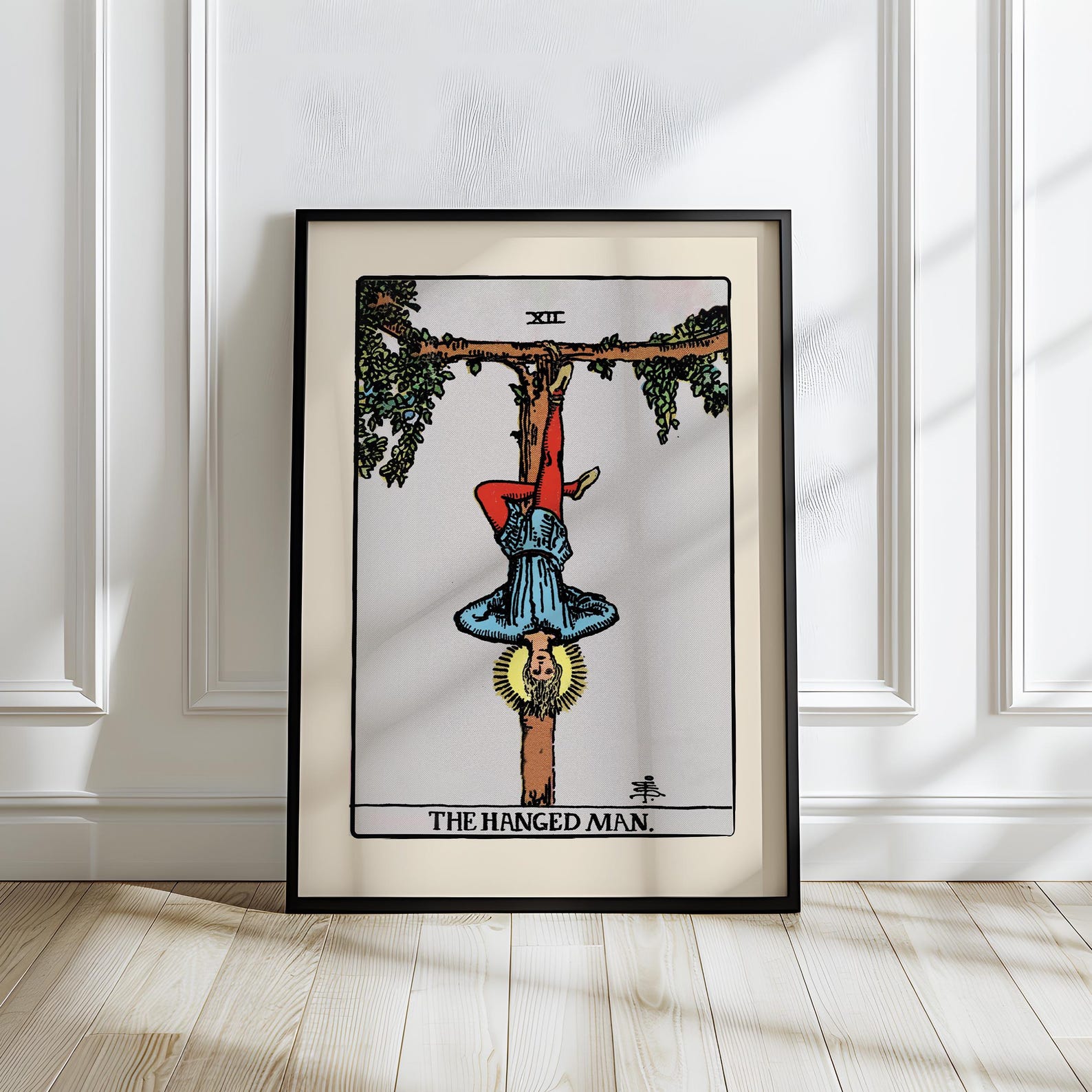 The Fool Tarot Card Whimsigoth Decor Wall Art - Oracle Card Painting ...