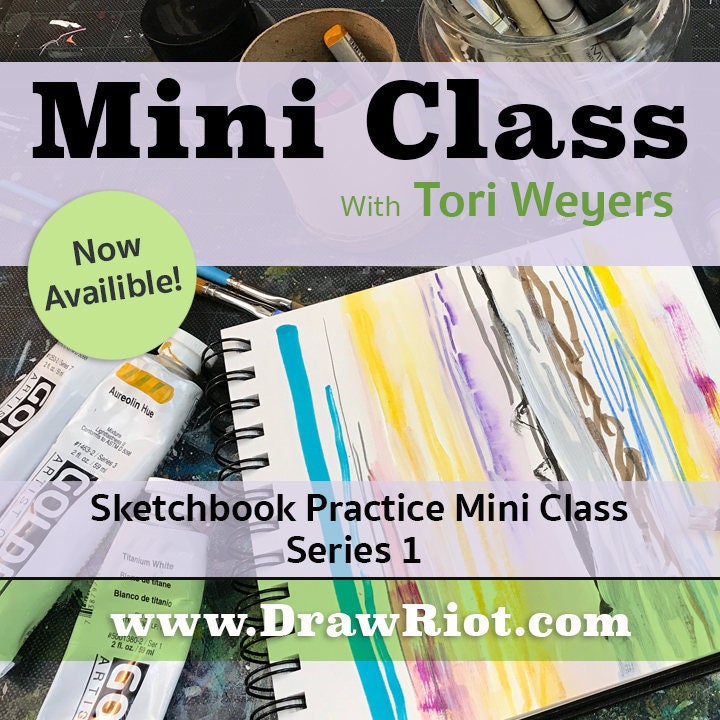 Mini Class Sketchbook Practice Series 1 | Etsy