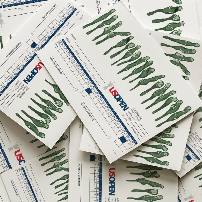 Oakmont Us Open Scorecard Art Print, Golf Art Prints - Etsy