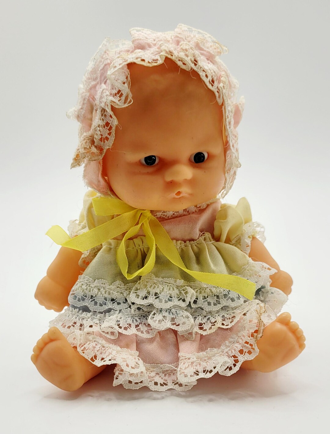 1980s Uneeda Pee Wee Doll: 6" Vintage Mini Toy, Original Outfit - Etsy