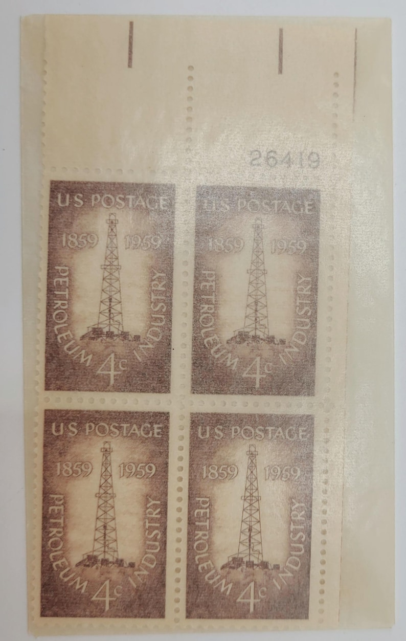 Vintage USPS Stamp Plate Blocks: 1959-1973 Commemorative Collector Set ...