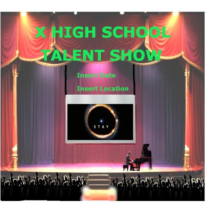 Editable Talent Show Event Template for Flyers and Posters ...