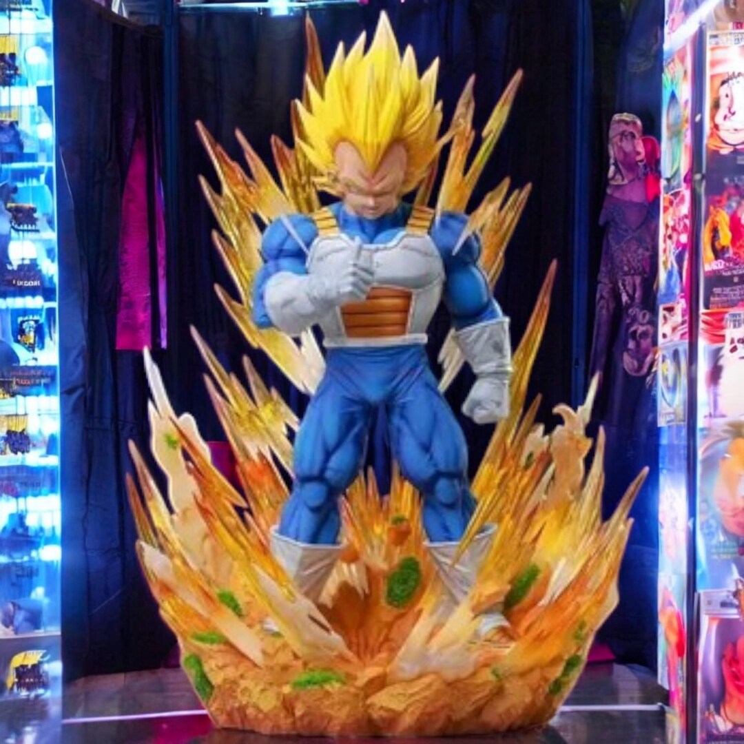 Dragon Ball GK Model Super Saiyan Vegeta Statue Scale Majin Vegeta ...