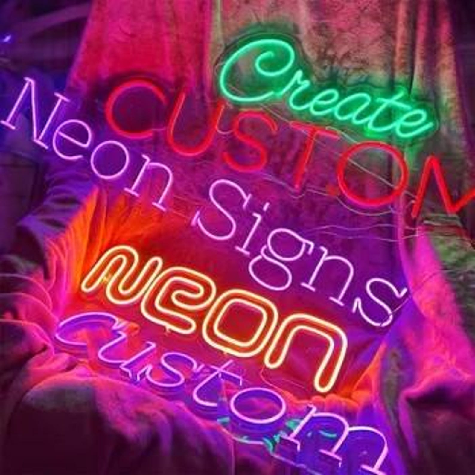 Custom Neon Sign Personalized LED Name Light for Kids USB Powered Wall ...