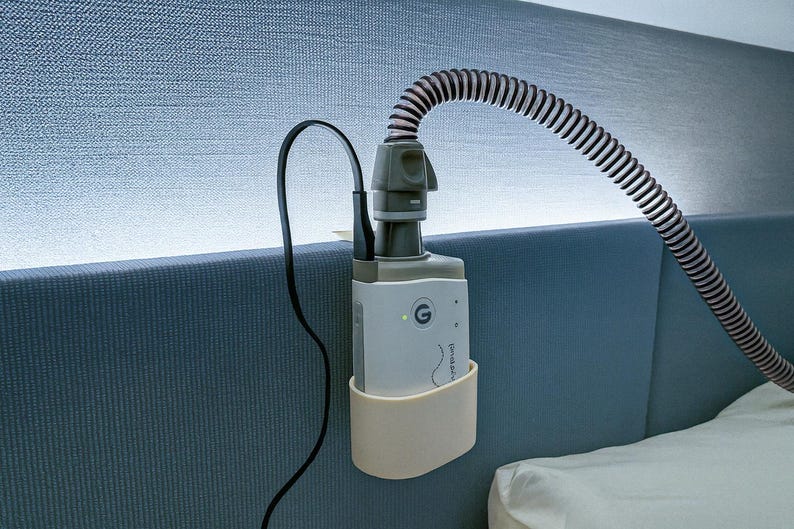 Airmini CPAP Machine Holder | Resmed Travel CPAP Bed Frame Mount - Etsy