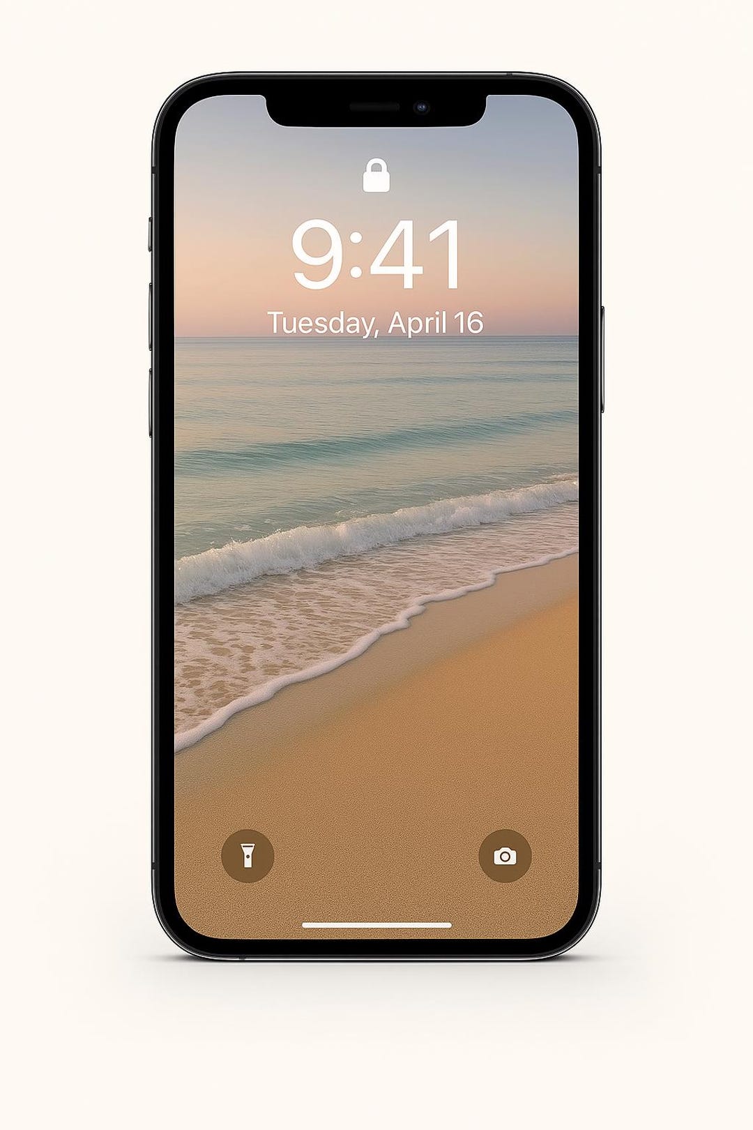Beach Mobile Wallpaper: Calming Ocean Lock Screen (digital Download) - Etsy