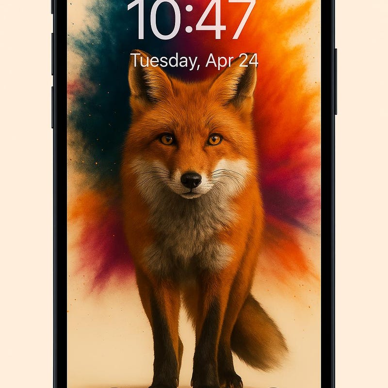 Fox Wallpaper - Etsy