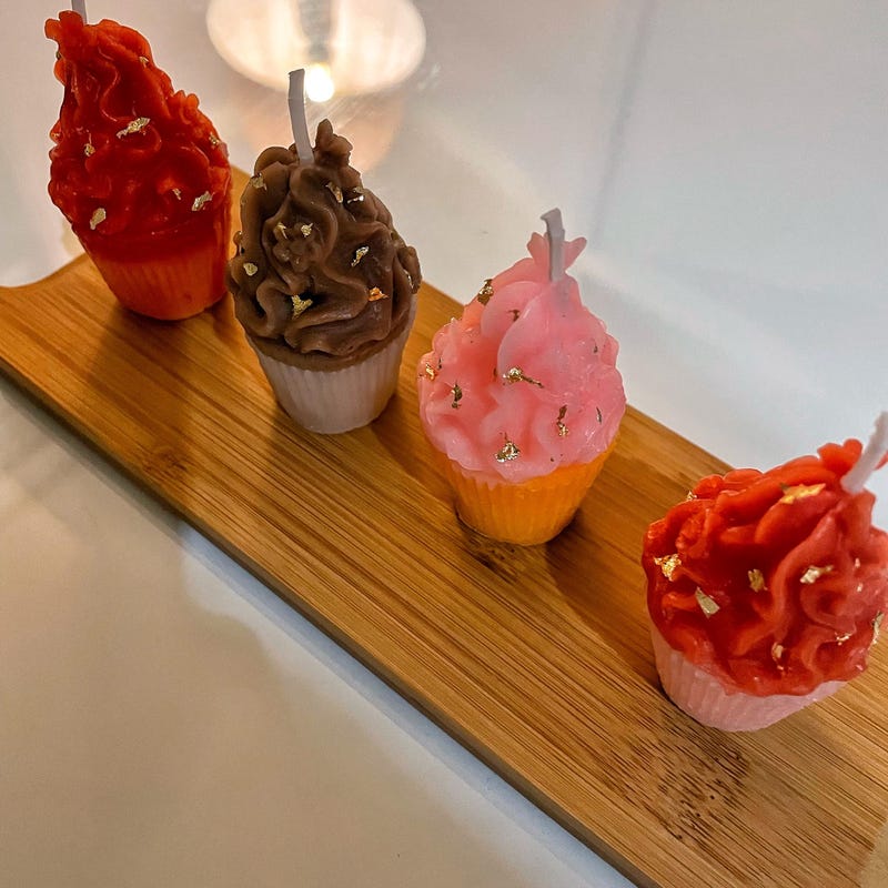 Cupcake Candle - Etsy